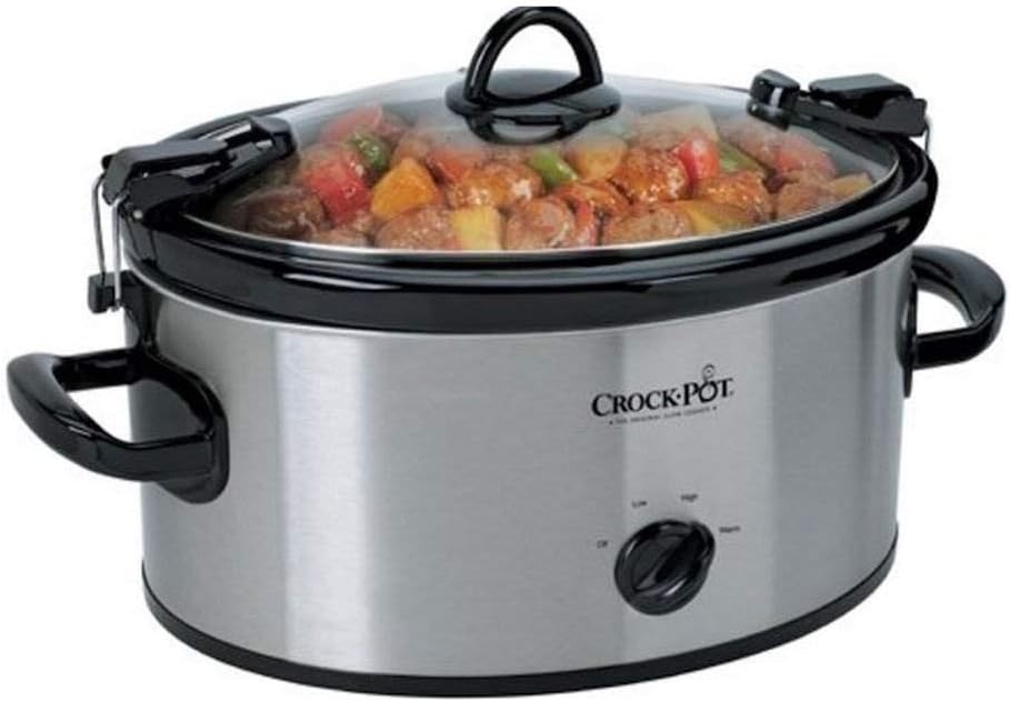 Amazon.com: Crock-Pot SCCPVL400-S 4-Quart Cook and Carry Slow Cooker ...