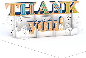 Amazon.com : Lovepop Flourish Thank You: Paperpop® Card – Greeting Card with Pop-Up Gift ...