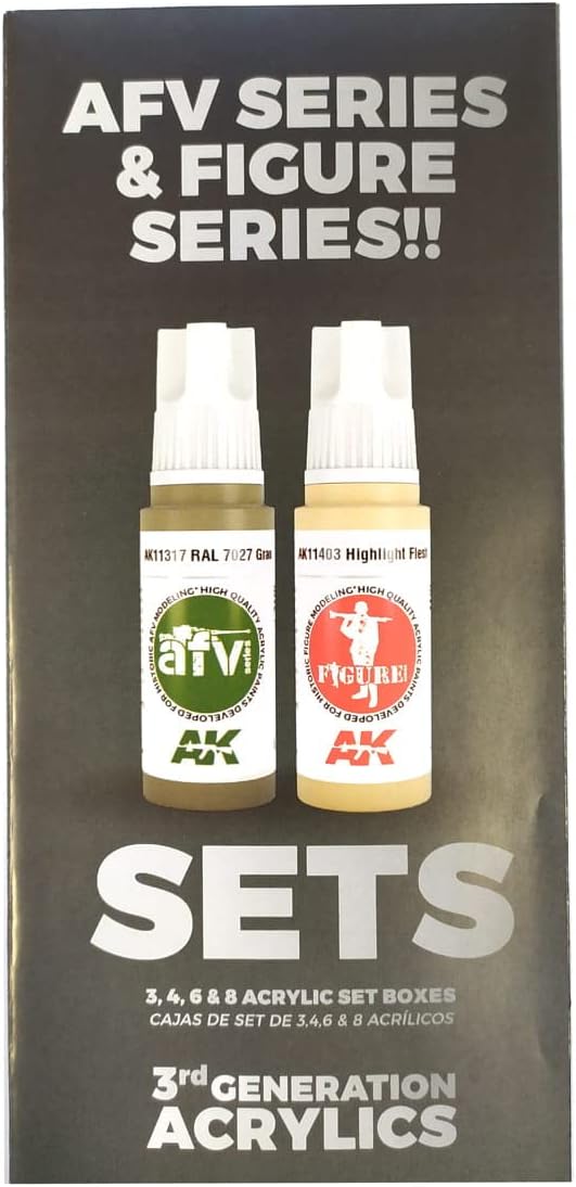 AK Color Chart Flyer: AK AFV and Figure Sets : Amazon.co.uk: Toys & Games
