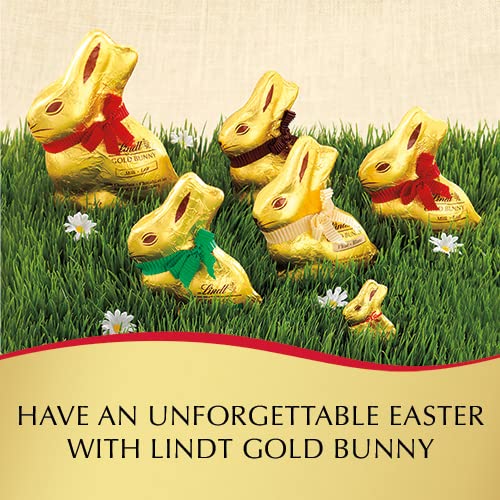 Lindt Easter Basket with GOLD BUNNY, Festive Lindt Chocolate for Kids ...