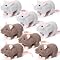 Amazon.com: Honoson 8 Pcs Rat Stuffed Animal Mouse Plush Toy 7 Inch ...
