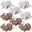 Amazon.com: Honoson 8 Pcs Rat Stuffed Animal Mouse Plush Toy 7 Inch ...