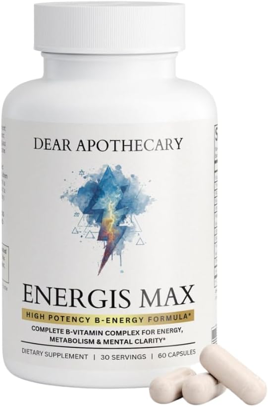 Amazon.com: Energis Max B Complex High Potency Supplement - B12 2000mcg ...