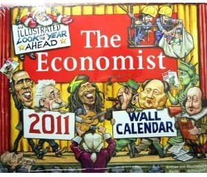 Amazon.com: ILLUSTRATED Look AT THE YEAR AHEAD The Economist 2011 Wall ...