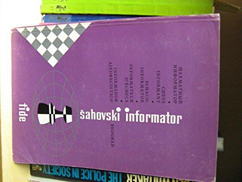 Chess Informant # 7 (Sahovski Informator/Chess Informant, 7): Anamika ...