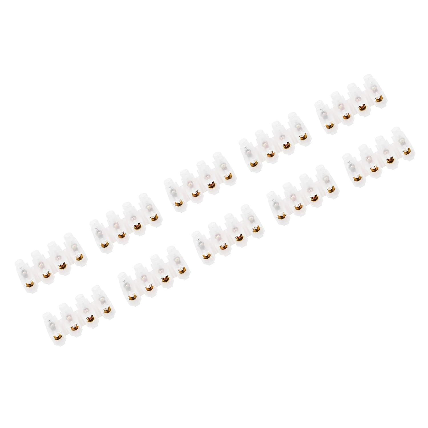 Terminal Strip Block, 60A Electric Barrier Screw Terminals for Housing ...