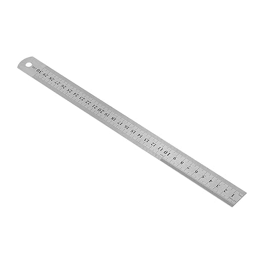 RèGle de 30 cm, RèGle en MéTal, RèGle en Acier Inoxydable, Avec RèGles ...