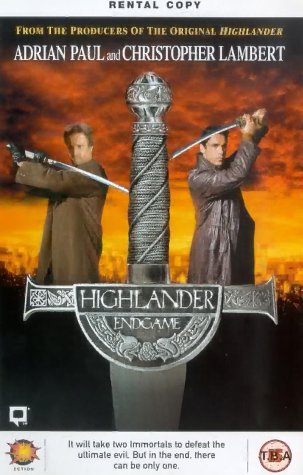 Highlander - End Game [VHS]: Amazon.de: Lambert, Christopher, Paul ...