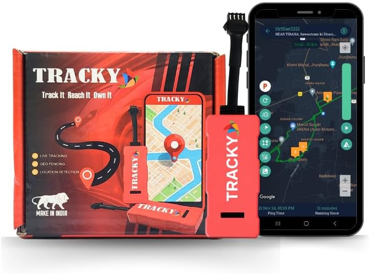 BLACKBUCK GPS Tracker for Cars, Bikes, Trucks, 1 Year Pre-Recharge, 1 ...
