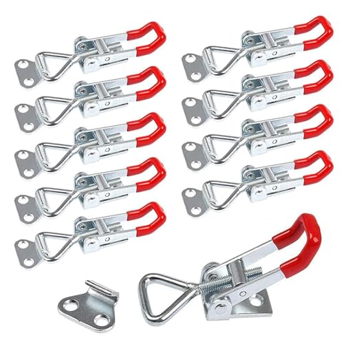 Brateuanoii Pack of 10 Toggle Latch, Lever Clasp, Metal Toggle Latch ...