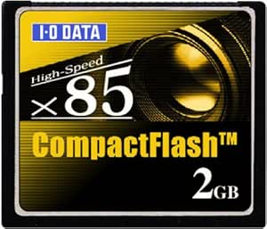 Amazon.com: I-O Data CF85-2G High-End CompactFlash 85x Speed 2GB ...