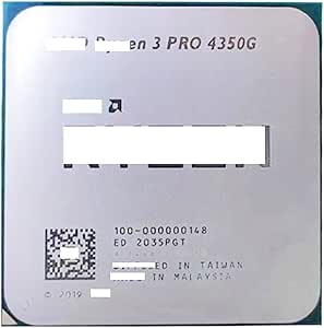 CPU PRO 4350G R3 PRO 4350G 3.8GHz Four-Core Eight-Thread 65W CPU Processor L3=4M 100-000000148 ...