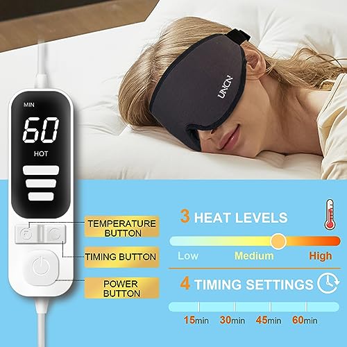 Snapklik.com : Heated Eye Mask For Dry Eyes Hot Electric USB Warm ...