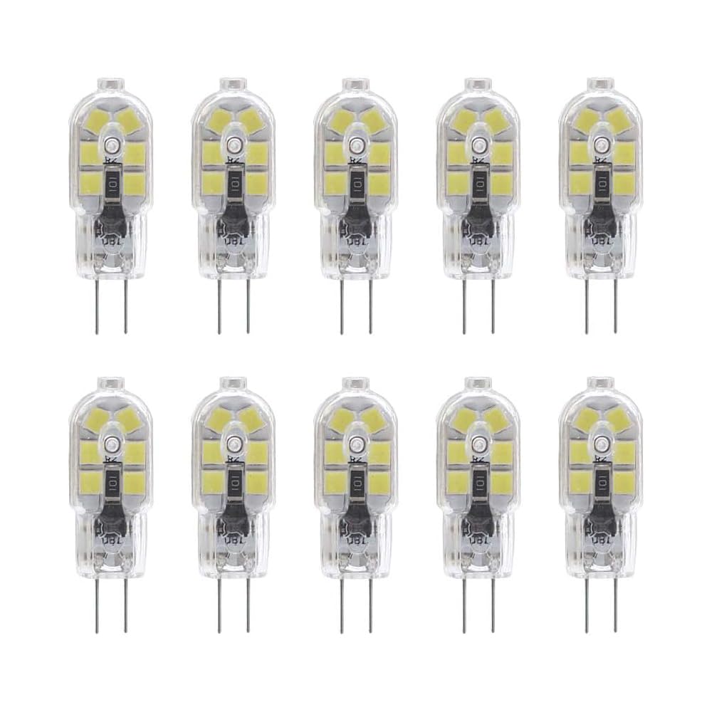 G4 LED Bulbs 2Watt, AC 220-240V, Cool White 6000K LED Lamps, 20 Watt ...