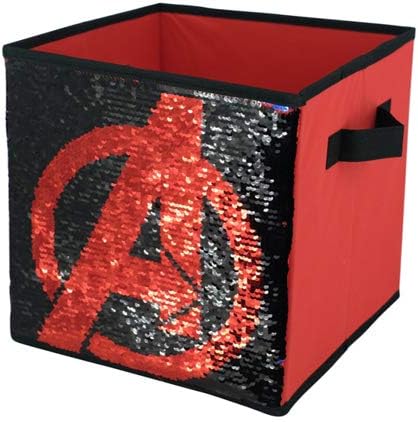 Marvel Avengers Collapsible Sequin Storage Cubes 1 Pack : Amazon.co.uk ...
