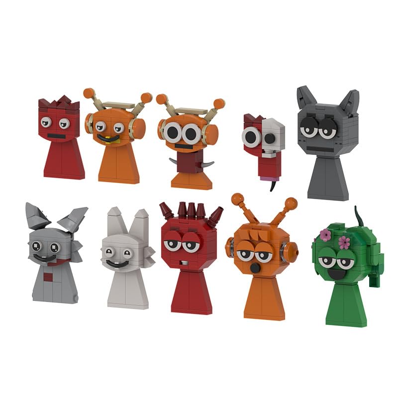 Amazon.co.jp: スプランキー ブロック Sprun-ki グッズ おもちゃ キャラクター 歌うモンスター ホラゲ スプランキー ...