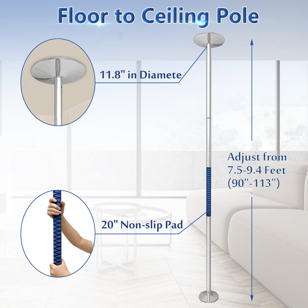 Floor To Ceiling Handicap Pole Security Pole Floor To Ceiling Grab