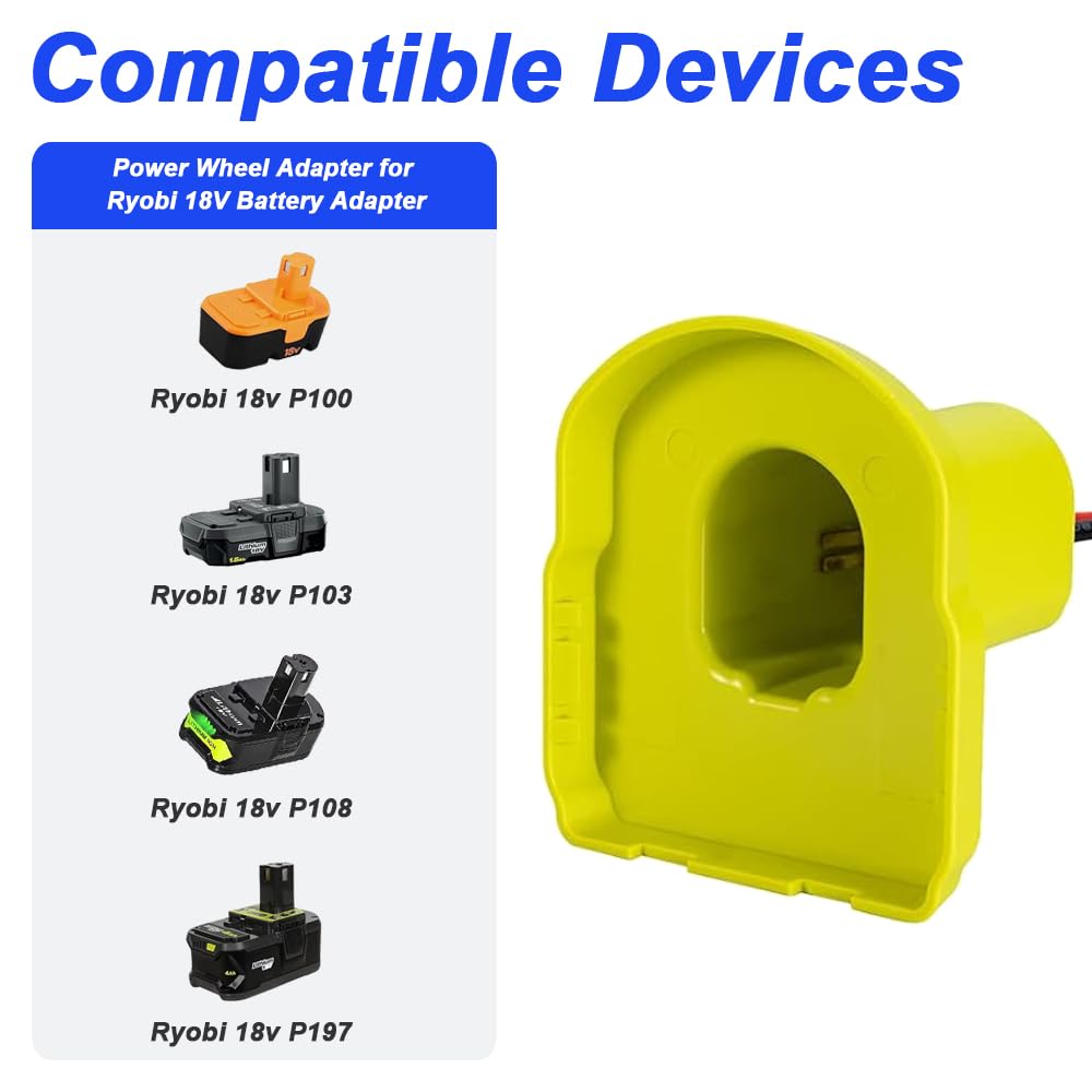 Ryobi Battery Charger Ryobi 18V To Battery Adapter - Conversion Kit ...