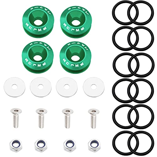 Snapklik.com : Taiss Bumper Quick Release(Green),Front Rear Bumper Holders Quick Release Kit(4 ...