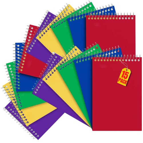Snapklik.com : Memo Pad 4x6, Small Spiral Pads, Wire Bound, Top Bound ...