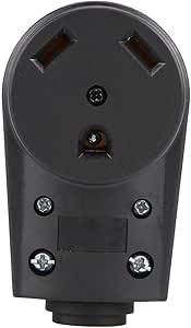 Amazon.com: Male Plug,RV 30 AMP Receptacle Plug 125V 30A RV Electrical ...