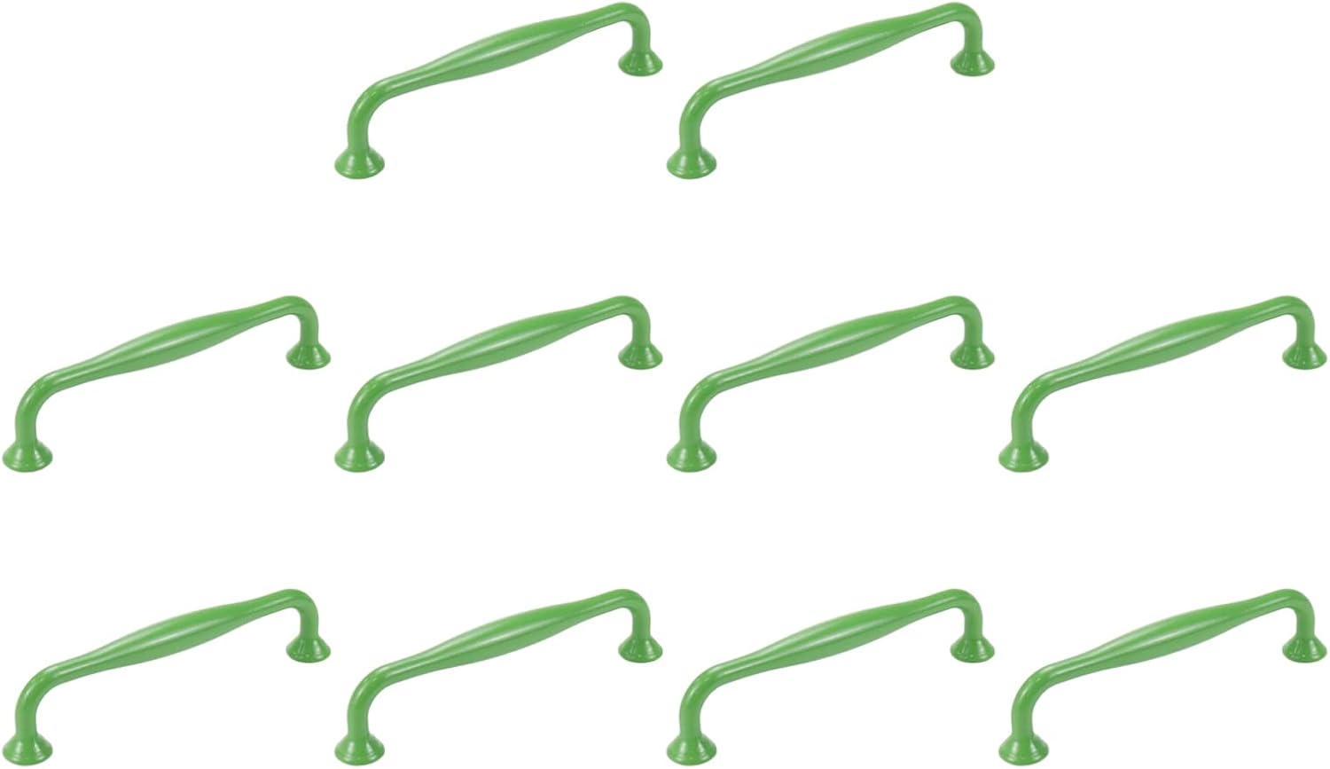 Woogim 10Pcs Colorful Cabinet Handles Alloy Green Cartoon Drawer Pulls ...