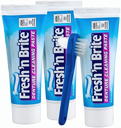Amazon.com : Fresh 'n Brite Denture Cleaning Paste for Dentures ...