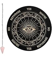 CRASPIRE Pendulum Board Pentagram Dowsing Divination Metaphysical ...