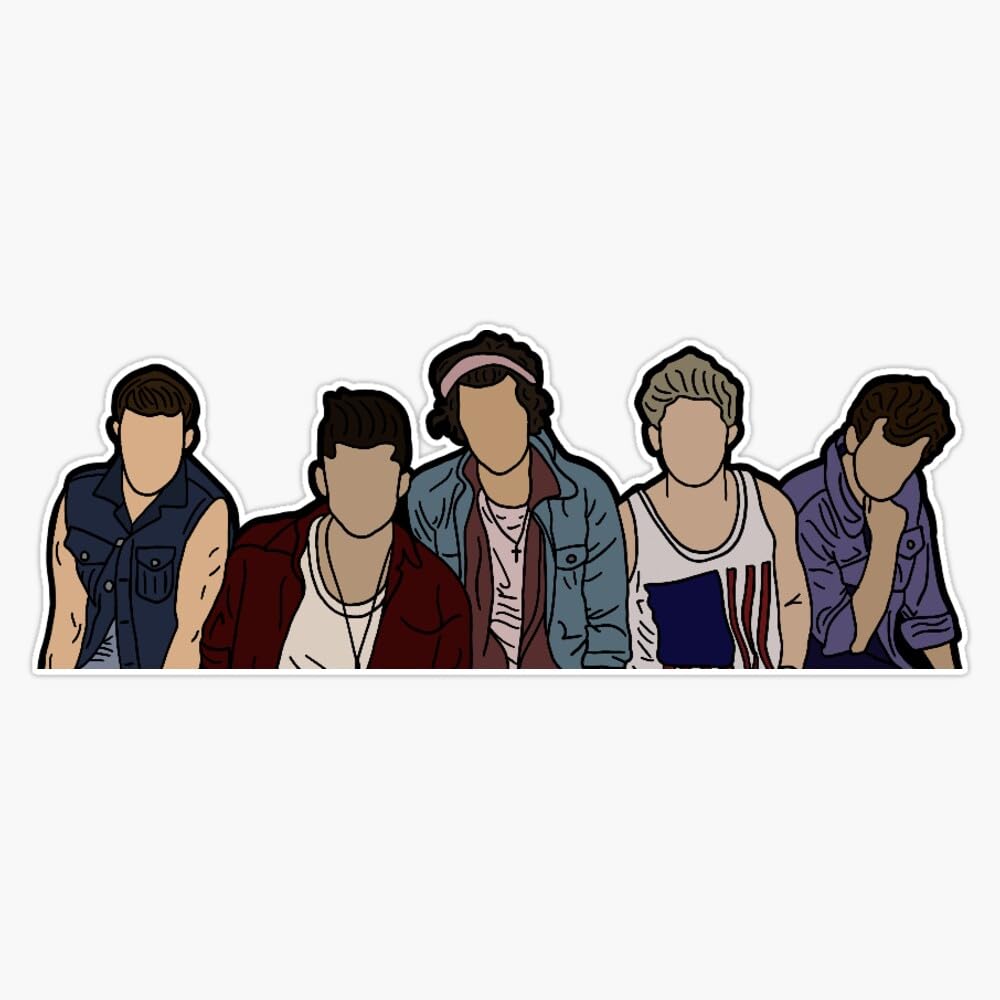 One Direction Drawing Cartoon