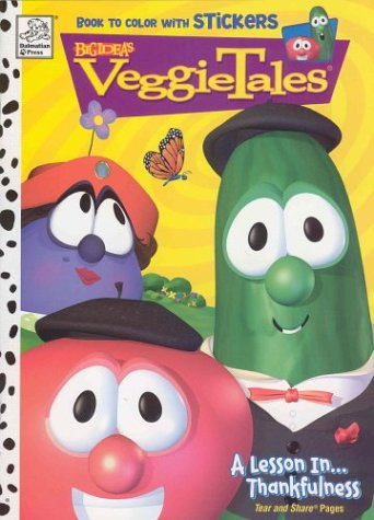 VeggieTales: A Lesson In...Thankfulness with Sticker : Amazon.es: Libros