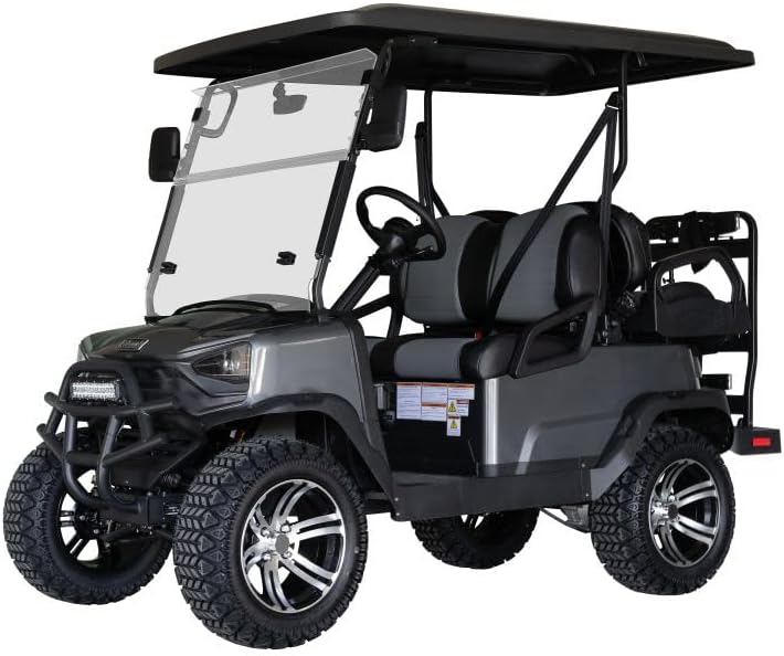 Amazon.com: Coleman Powersports GCEV4G-T Electric Golf Cart, 5000W ...