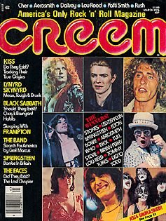 Creem Magazine March 1976- KISS, Lynyrd Skynyrd, Black Sabbath ...