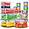 Amazon.com: RockBerry 46 PCS Food Storage Containers with Lids Airtight ...