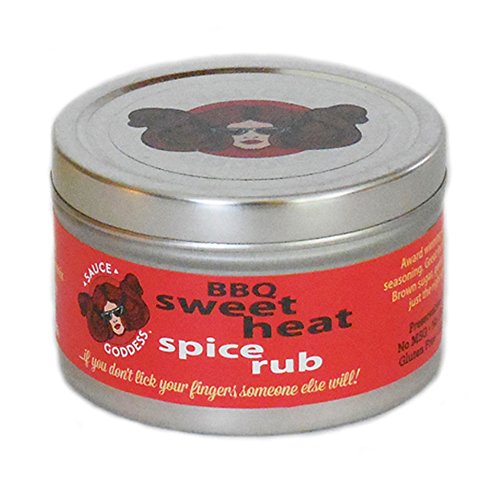 Sauce Goddess BBQ Sweet Heat Spice Rub, 1.75-Ounce Containers (Pack of ...