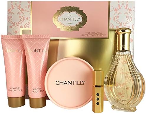 Amazon.com : Dana Chantilly Set for Women, Body Lotion, Body Wash ...