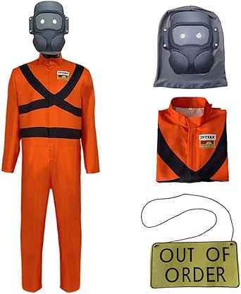 Amazon.com: JYXEPNO Adult Scary Game Lethal Company Masked Costume ...