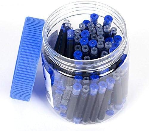 JH Fountain Jumbo Ink Pen Prefilled cartridges Pack of 50 Pieces (6.5 ...