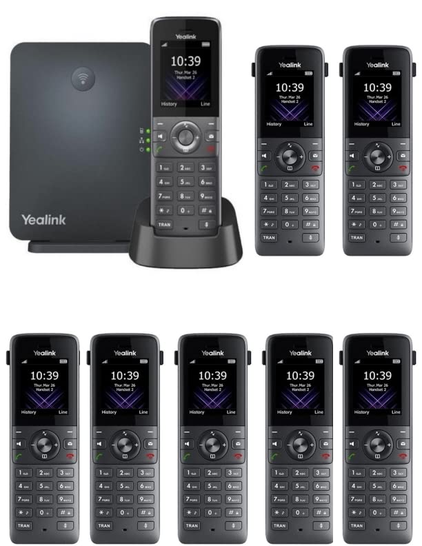 Amazon.com : Yealink IP Phone W73P Bundle of W70B Base and W73H handset ...