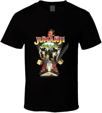 Amazon.com: qanipu Jumanji Robin Williams Retro Adventure Movie T Shirt ...