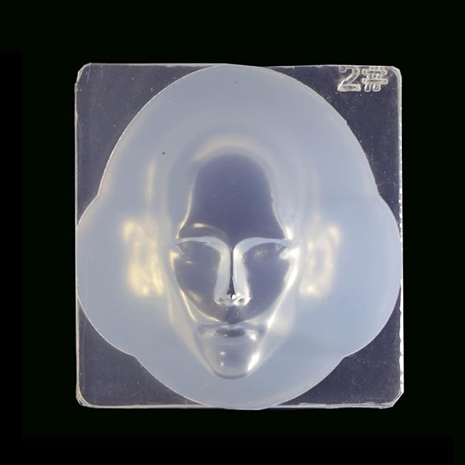 Amazon.com: appuivbt 3D Human Face Silicone Fondant Mold Chocolate ...