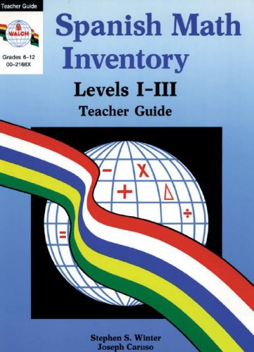 Spanish Math Inventory: Teacher's Guide (Spanish Math Inventory Series ...