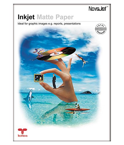 NOVAJET Matt Coated Paper 120 GSM A4 (100 Sheets) : Amazon.in: Office ...
