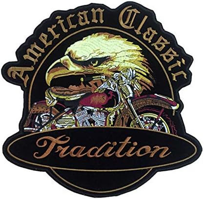 Amazon.com: Falcon Tactical-Large American Flag Eagle Patch - Punk ...