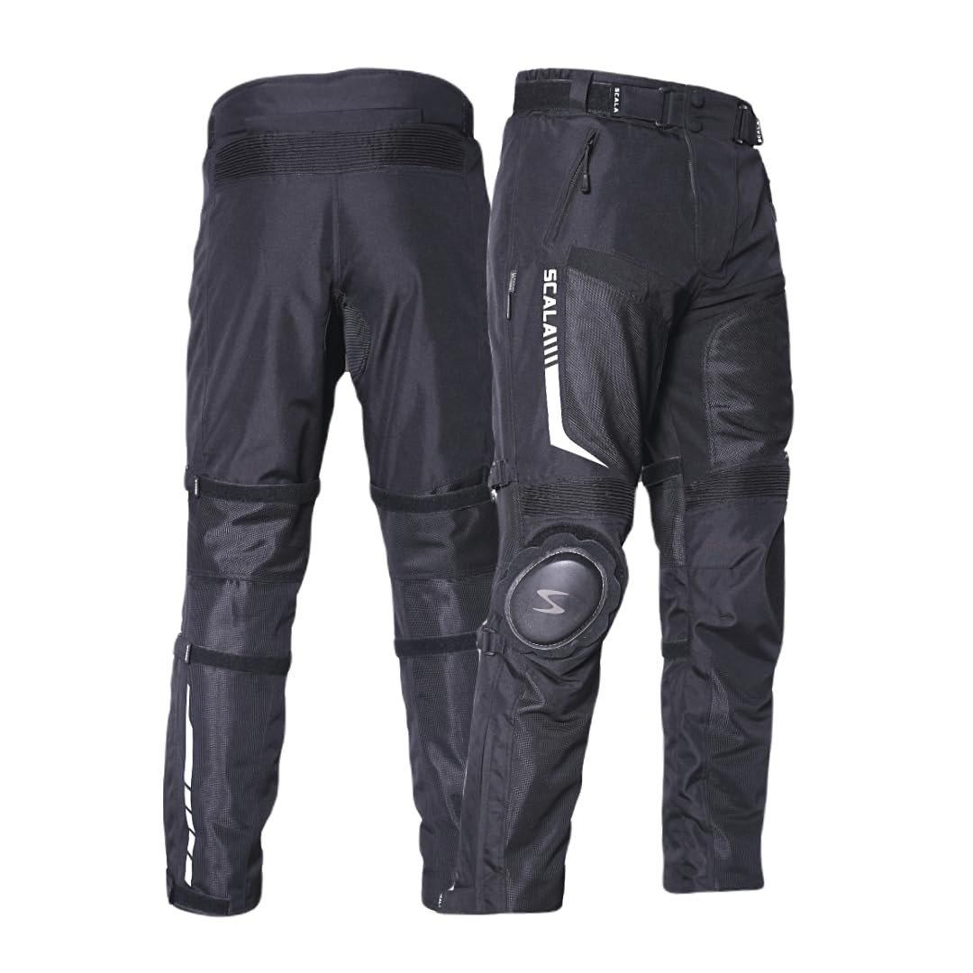 SCALA GEARS Men's Street Riding Mid Rise Regular Fit Pants Heavy Duty ...