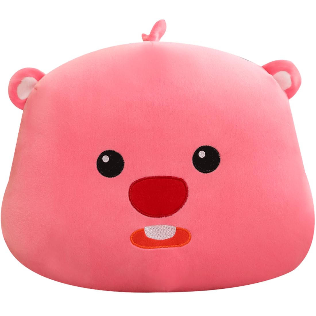 Amazon.com: ELAINREN Cute 3D Beaver Plush Pillow Toy, Cool Chubby ...