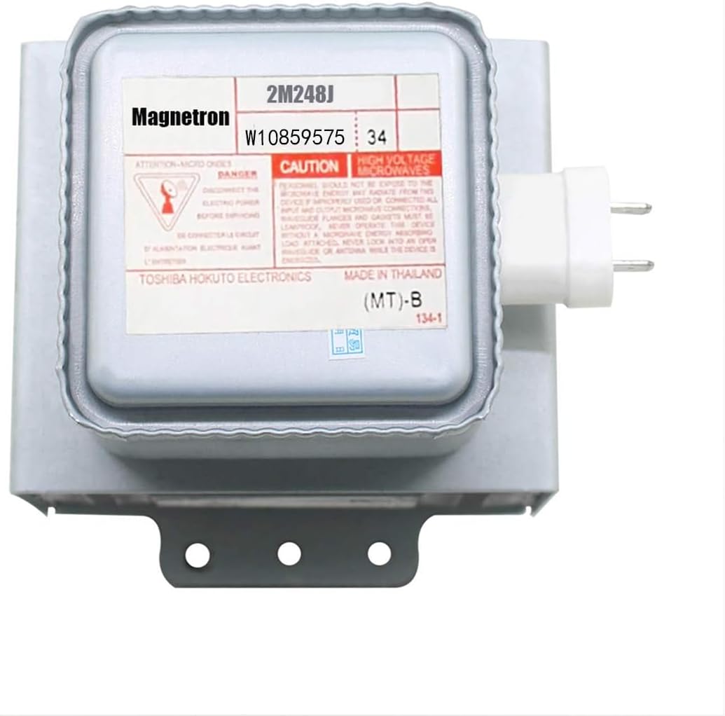 Amazon.com: W10859575 Magnetron 2M248J for Whirlpool Microwave Oven ...