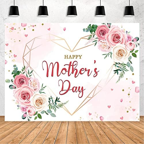 Amazon.com : MAYSSKQ Mother's Day Backdrop Happy Mother Day Photography Background Mothers Day ...