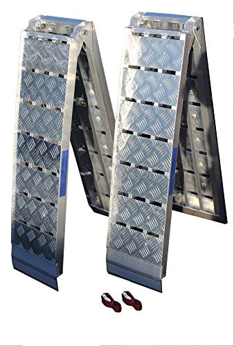Masko® Auffahrrampe 340kg Faltbare ALU Verladerampe Max 680kg* Pro Paar ...