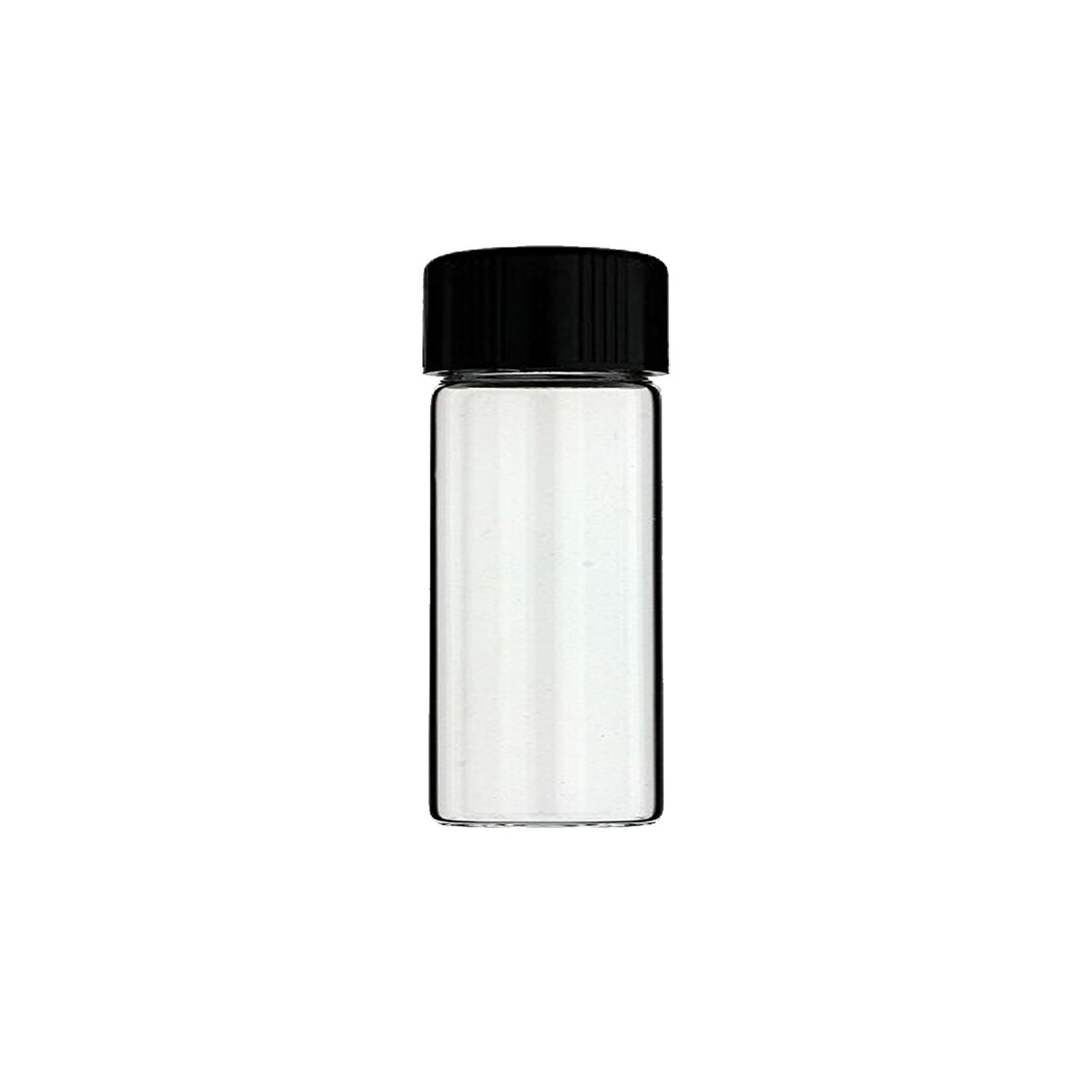 12-Pack of 3 inches, 30 mL, Clear Glass Bottles Storage Container ...