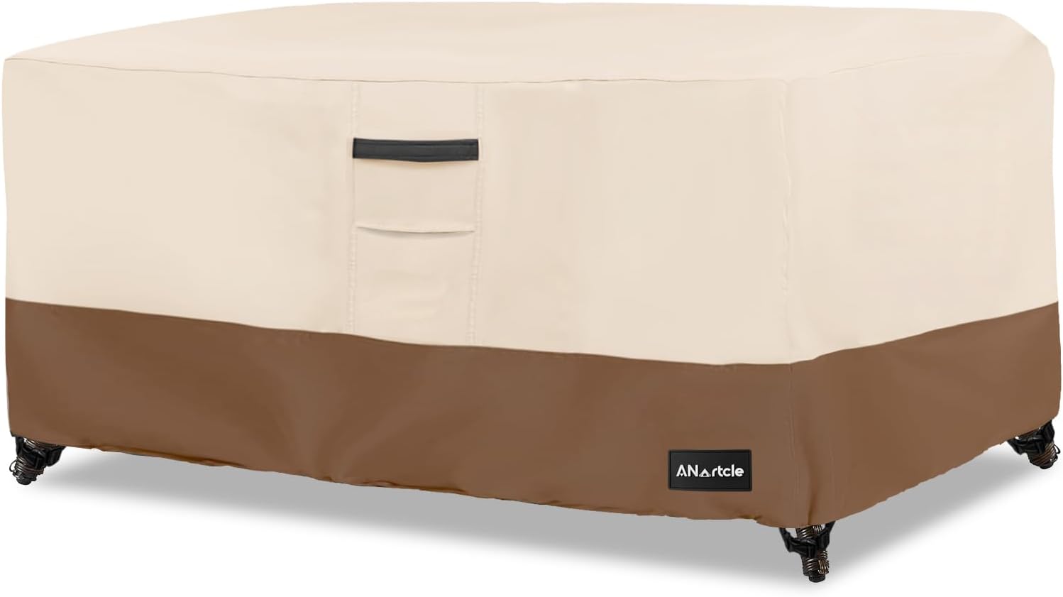 Amazon.com : ANartcle Patio Coffee Table Cover, 600D Waterproof Heavy ...